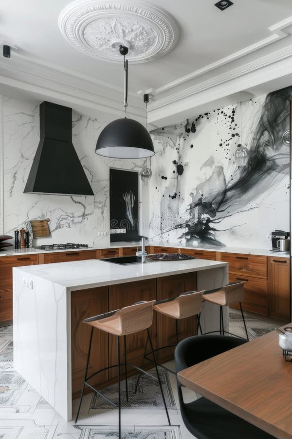 Modern Sleek Kitchen Design that Incorporates Ample Natural Light and ...