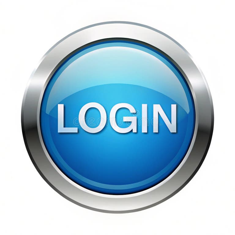 Modern sleek login button stock illustration. Illustration of ...