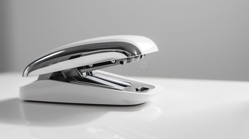 Modern Sleek Office Stapler on a Plain Background. Generative Ai Stock ...