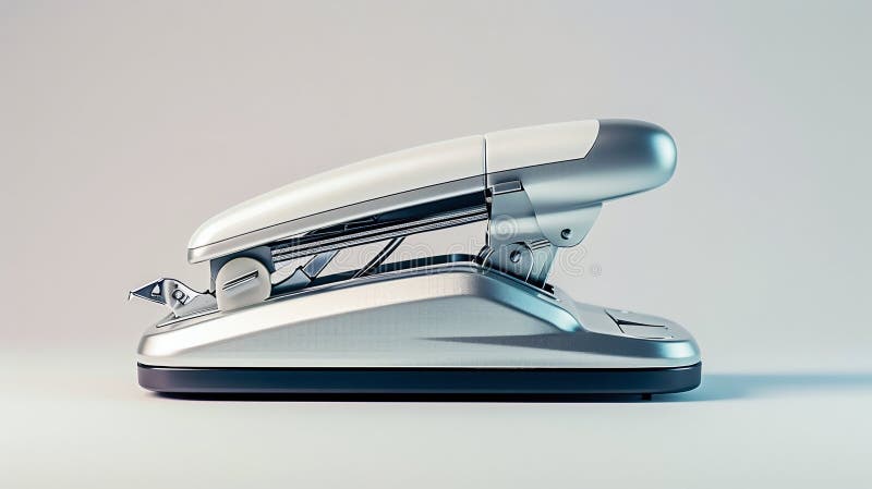 Modern Sleek Office Stapler on a Plain Background. Generative Ai Stock ...