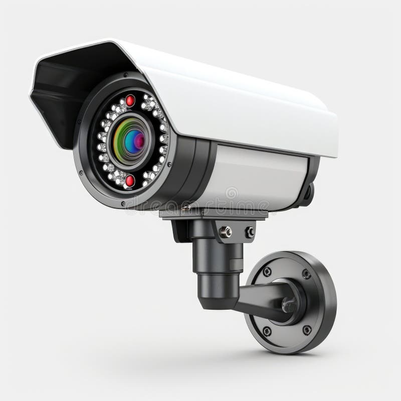 Modern Sleek Security Camera Capturing Every Moment, Isolated O Stock ...