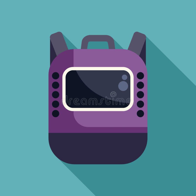 Modern Smart Backpack Featuring Digital Screen Displaying Information ...