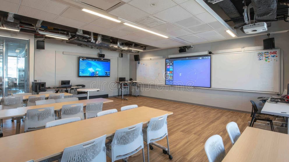 Modern Smart Classroom Equipped with IoT Devices and LED Learning ...