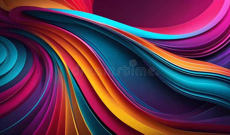 Modern and Smart Colorful Fluid Style Background Wallpaper Stock ...