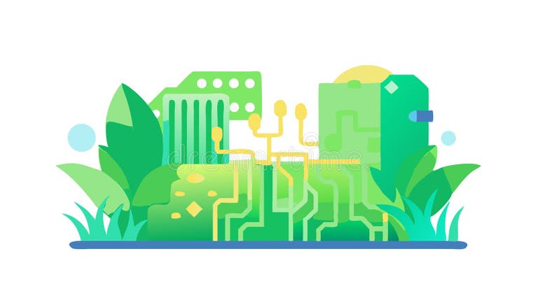 Modern Smart Home Controls. IoT Device Integration, Vector Design Generative AI Stock Vector ...