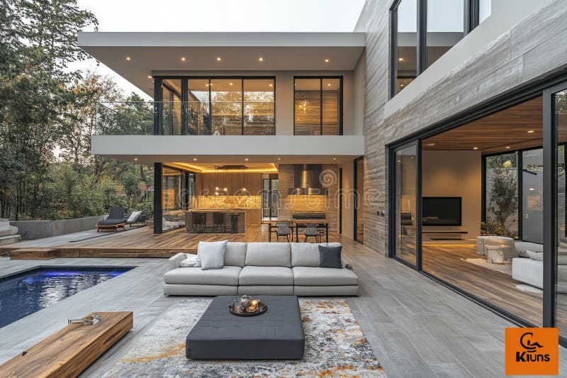 Modern Smart Home Design Featuring Seamless Device Integration and ...