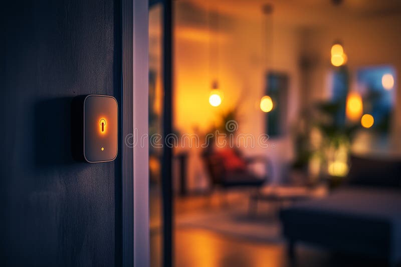 Modern Smart Home with Integrated IoT Security System and Smart Locks ...