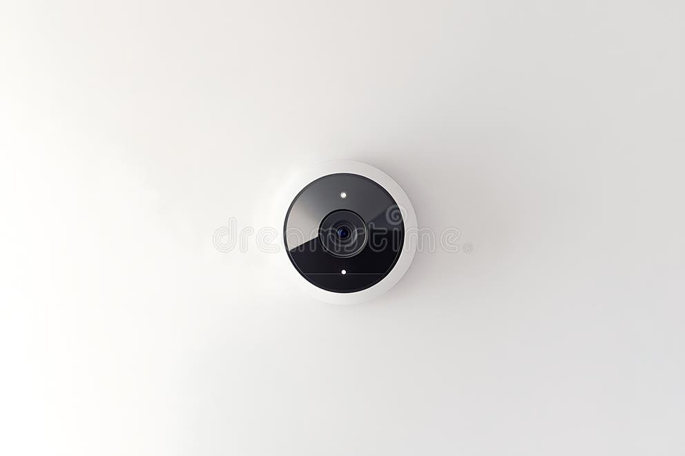 Modern Smart Home Security Camera, Wireless CCTV, Wall Mounted Device ...