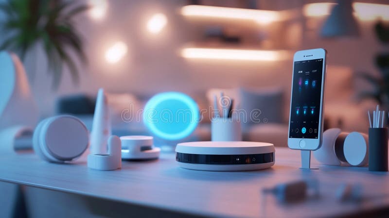 Smart Home Technology Wireless Control Panel Modern Device Setup ...