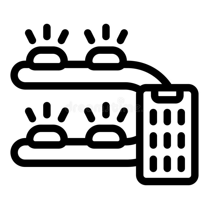 Modern Smart Home System is Being Used To Control the Lights Stock ...