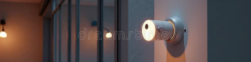 Modern Smart Light Sensor Wall Fixture with Motion Detection Stock ...