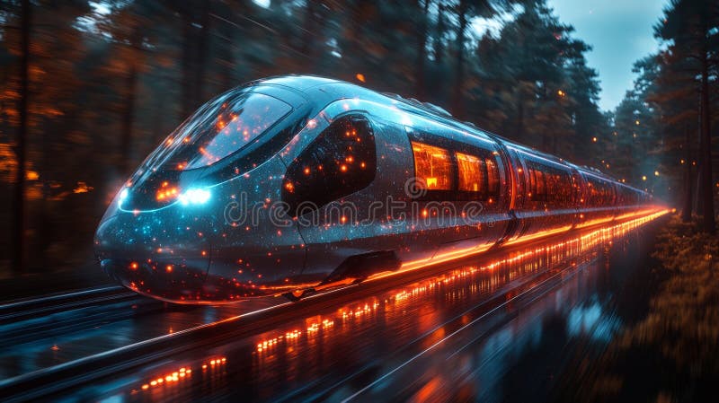 Modern Smart Train Demonstrates Advanced Autonomous Mobility through ...