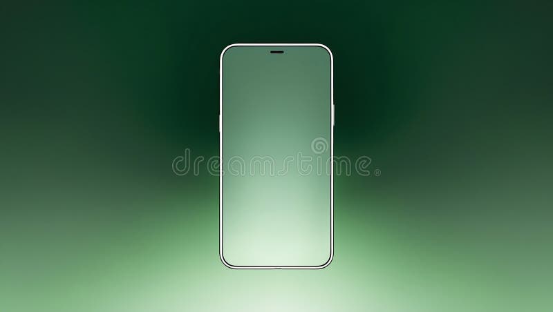 Modern Smartphone Design with Sleek Edges and Minimalistic Display in a ...