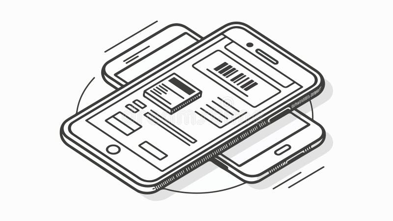 Modern Smartphone Device with Electronic Invoice Receipt for ...