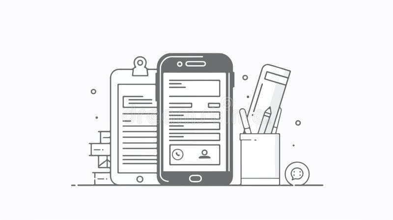 Modern Smartphone Device with Electronic Invoice Receipt for ...