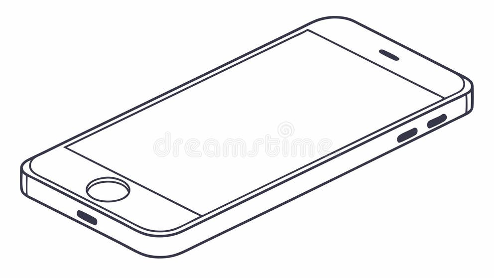 Modern Smartphone Device Mobile Technology Vector, Vector Design ...