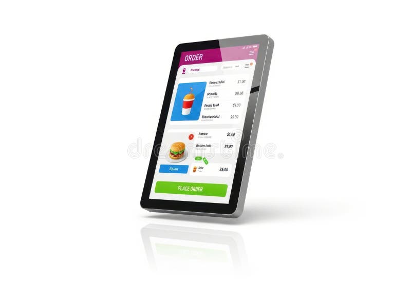 Modern Food Ordering Stock Illustrations – 2,951 Modern Food Ordering ...