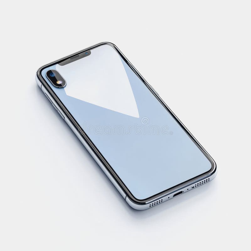 Sleek Modern Smartphone with Glossy Screen and Minimalistic Design ...