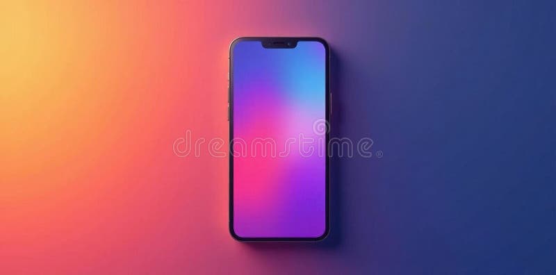 Modern Smartphone Icon, Minimalist Flat Design , Gadget, Interface ...