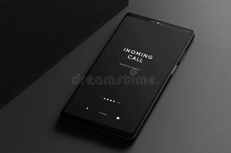 Modern Smartphone Incoming Call Display Stock Photo - Image of alert ... Modern Smartphone Incoming Call Display Stock Photo - Image of alert ...