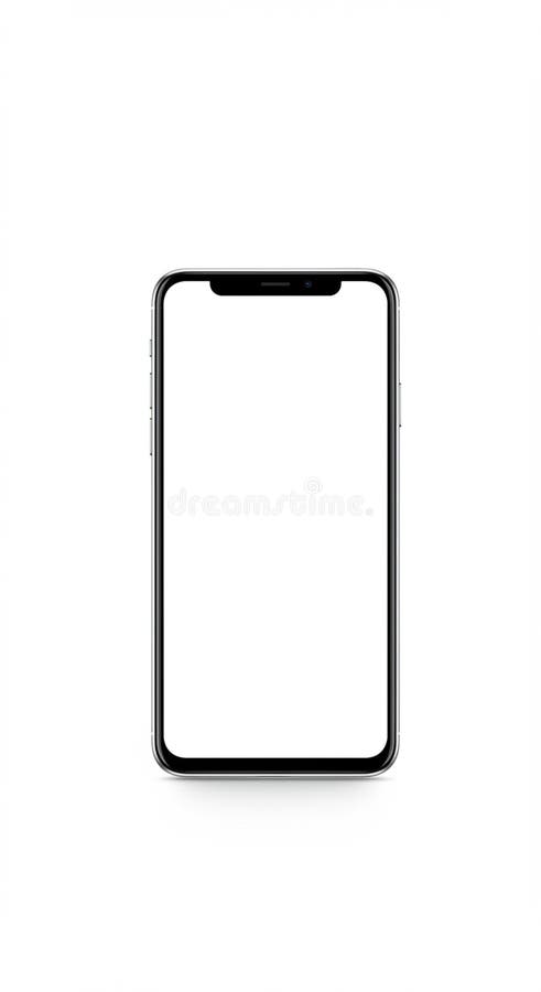 A Modern Smartphone with a Minimalistic Design, Featuring a Large ...