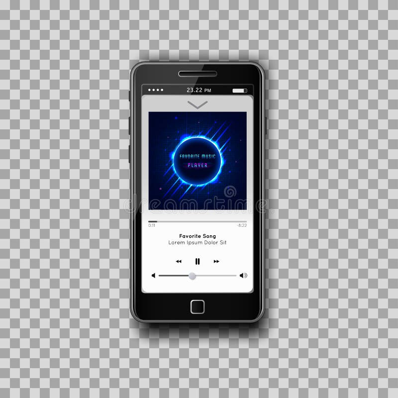 Mp3 Player Musical Background Screen Stock Illustrations – 903 Mp3 ...