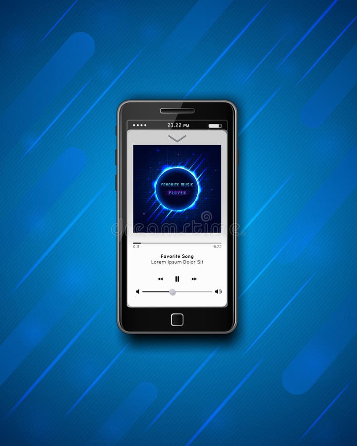 Mp3 Player Musical Background Screen Stock Illustrations – 903 Mp3 ...