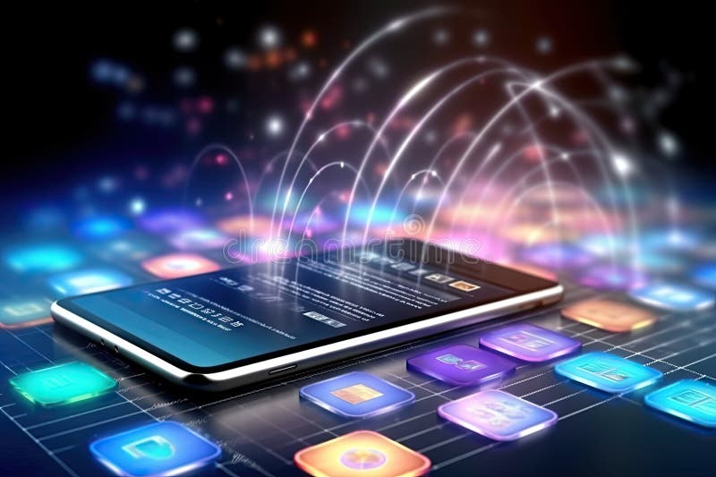 Modern Smartphone Representing the Convergence of Cutting-edge ...