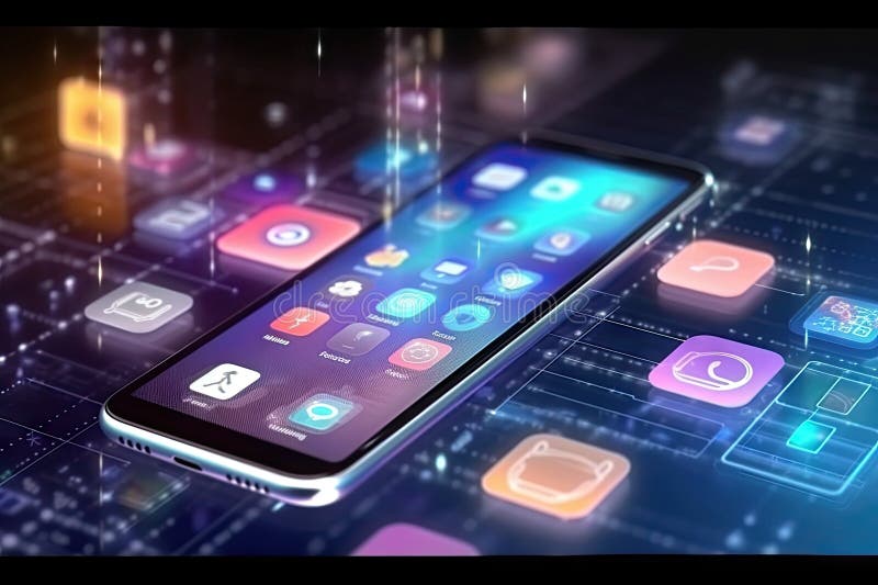 Modern Smartphone Representing the Convergence of Cutting-edge ...