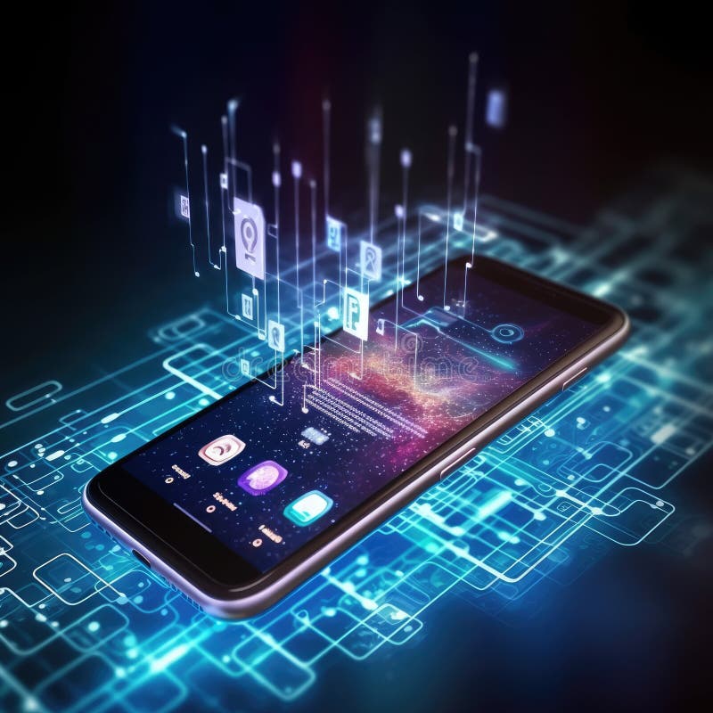 Modern Smartphone Representing the Convergence of Cutting-edge ...