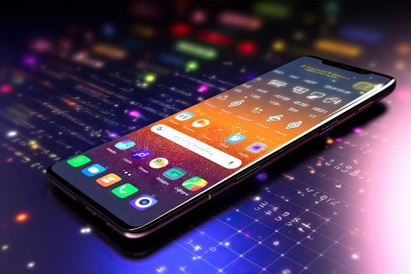 Modern Smartphone Representing the Convergence of Cutting-edge ...