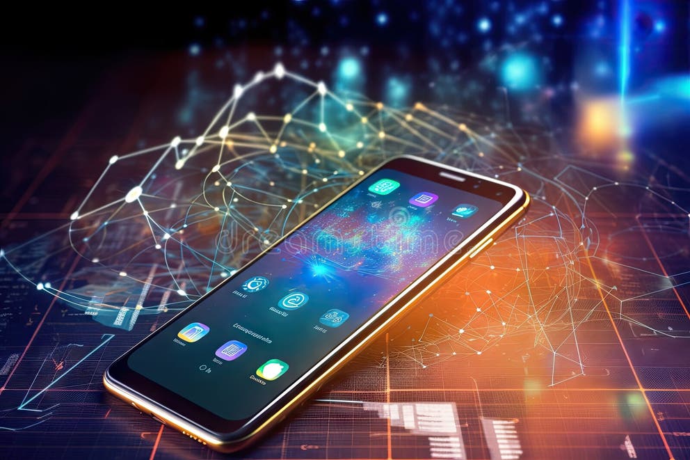 Modern Smartphone Representing the Convergence of Cutting-edge ...