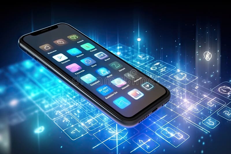 Modern Smartphone Representing the Convergence of Cutting-edge ...