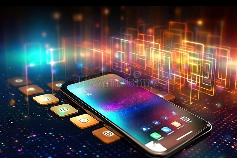 Modern Smartphone Representing the Convergence of Cutting-edge ...