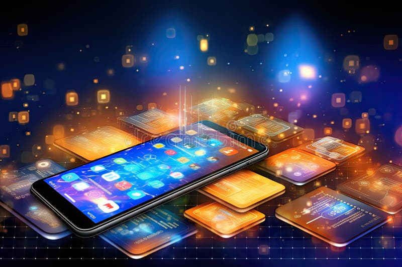 Modern Smartphone Representing the Convergence of Cutting-edge ...