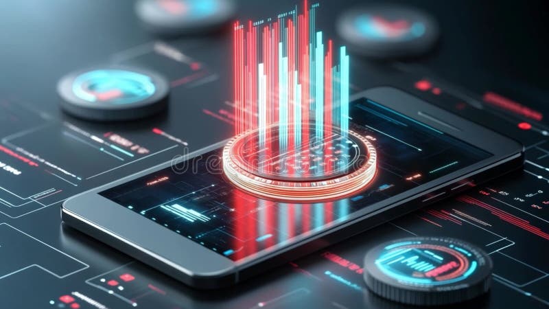 Innovative Holographic Display Concept on a Smartphone Showcasing ...