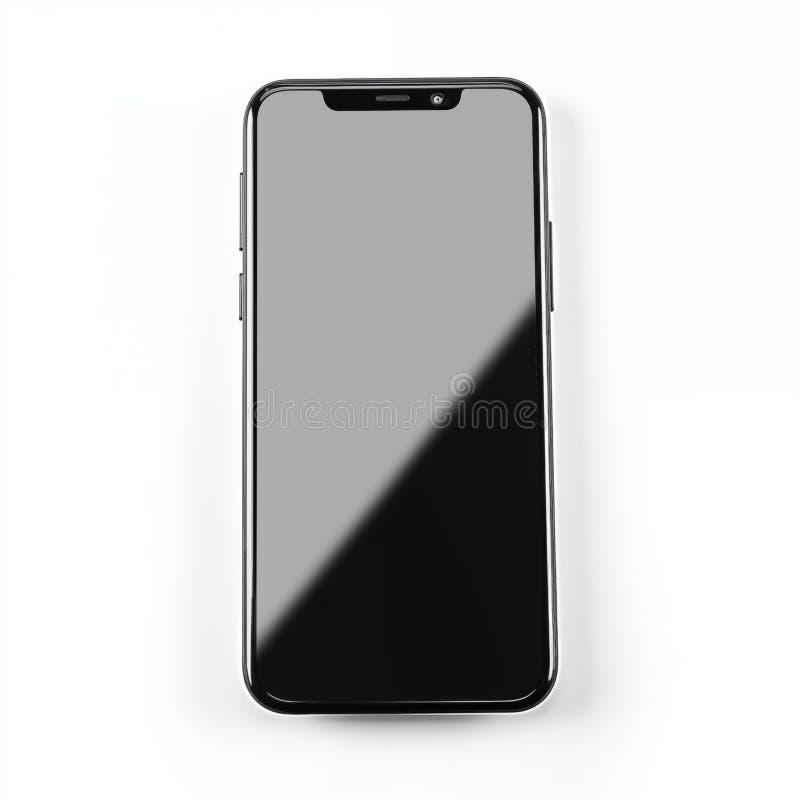 Modern Smartphone with Sleek Design and Large Display Lying Flat ...