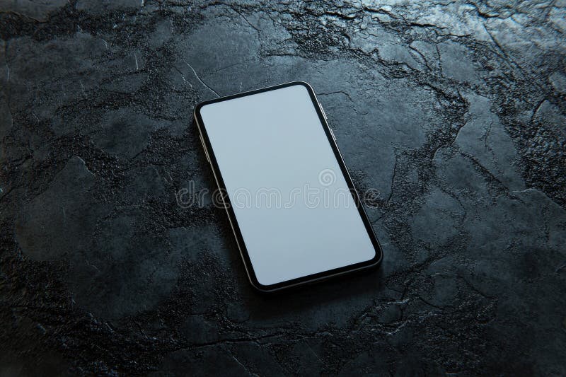 Modern Smartphone on Textured Surface Stock Photo - Image of smartphone ...