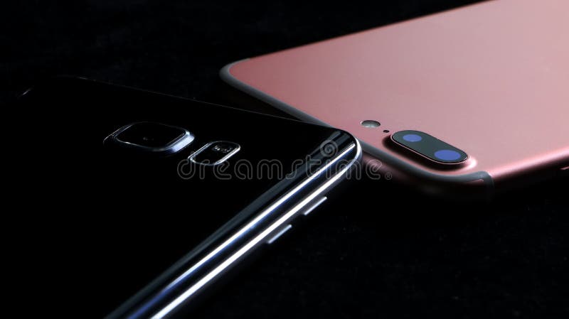 Modern smartphones stock photo. Image of back, modern - 118494336