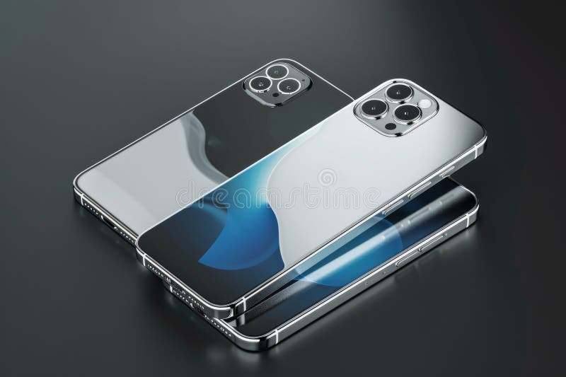 Modern Smartphones Showcasing Reflective Surfaces and Advanced Camera ...