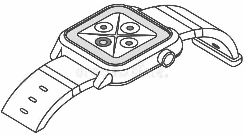 Modern Smartwatch, Advanced Wearable Technology for daily Connectivity ...