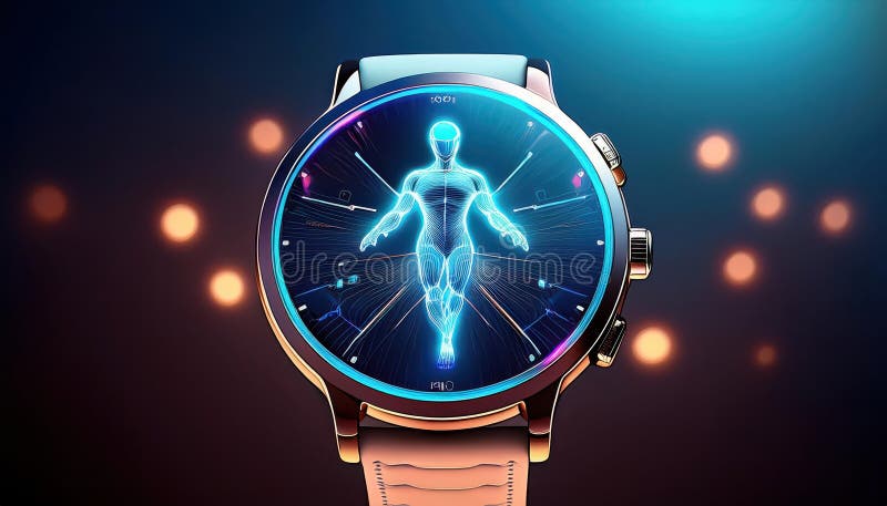 Modern Smartwatch Wallpaper Striking Display of a Futuristic Device on ...