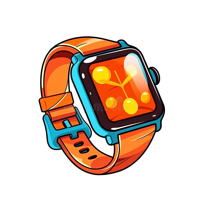 Smartwatch Cartoon Stock Illustrations – 1,454 Smartwatch Cartoon Stock ...