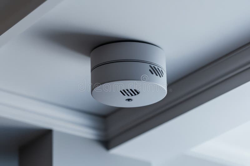 Modern Smoke Detector Stock Illustrations – 733 Modern Smoke Detector ...