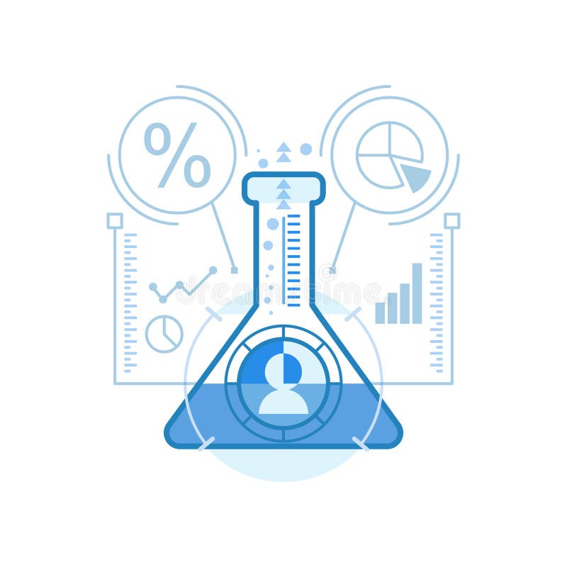 Modern Smooth Analytics, Data Analysis, Research Design Icons for Web ...
