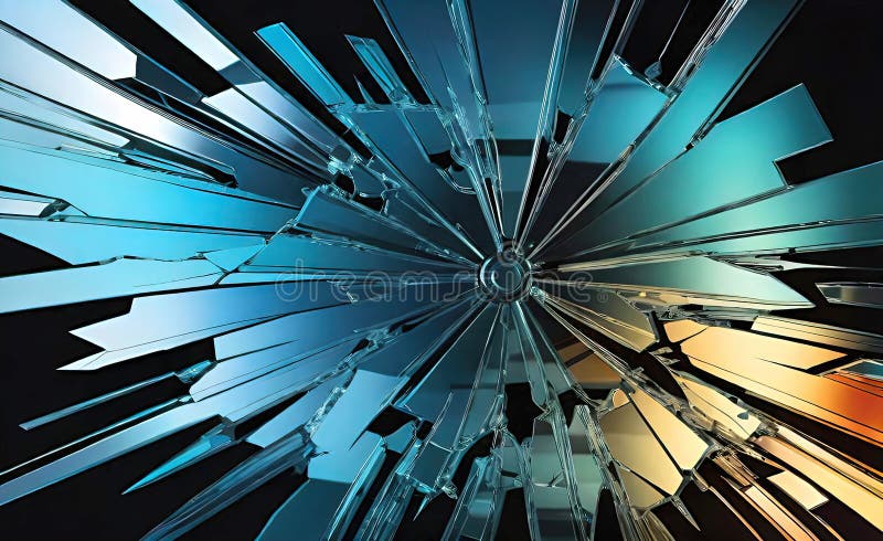 Modern Smooth Beautiful Gradient Background for Design, Cracked Glass ...