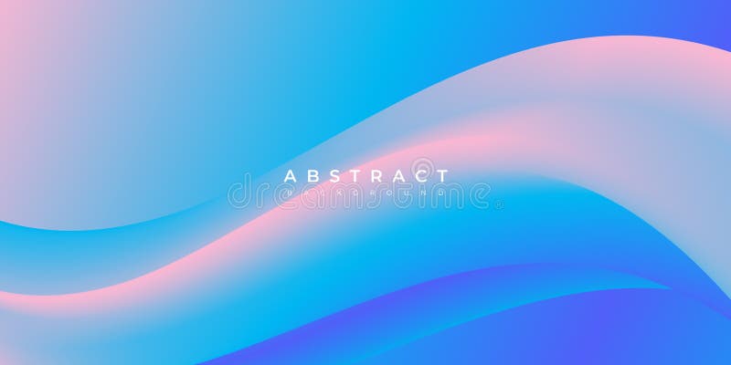 Modern Smooth Blue Gradient Background Design. Vector Illustration ...