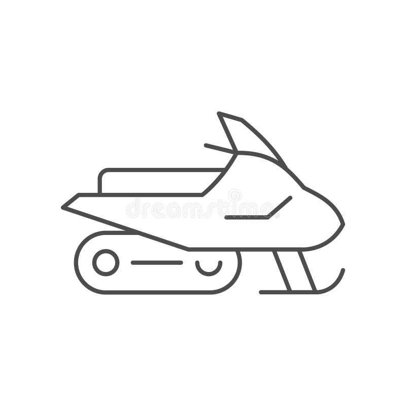 Snowmobile Outline Stock Illustrations – 988 Snowmobile Outline Stock ...