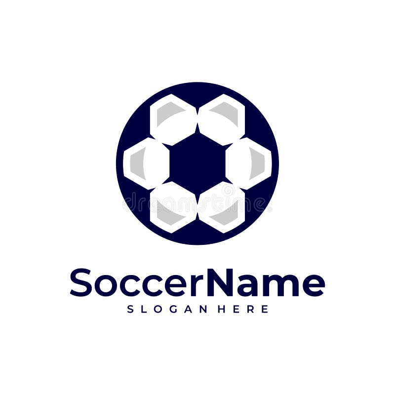 Modern Soccer Logo Template, Football Logo Design Vector Stock ...