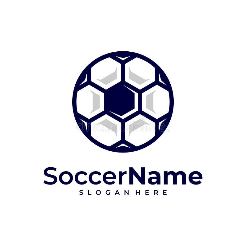 Modern Soccer Logo Template, Football Logo Design Vector Stock ...